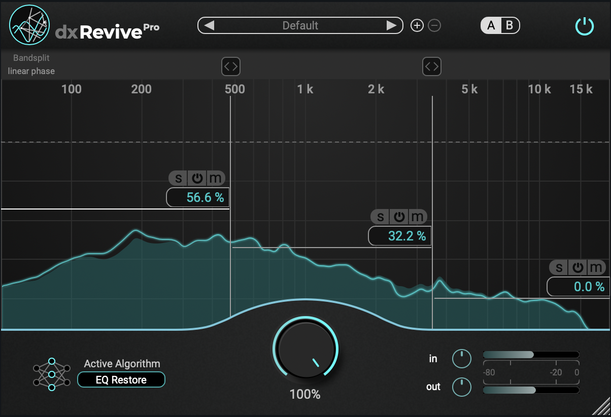 Introducing Three New Algorithms with dxRevive Pro Version 1.2.0 - Accentize