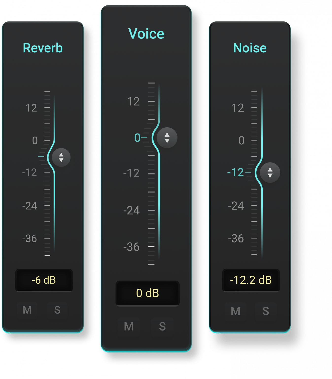dxSplit: Separate Voice, Reverb and Noise in Dialogue Recordings